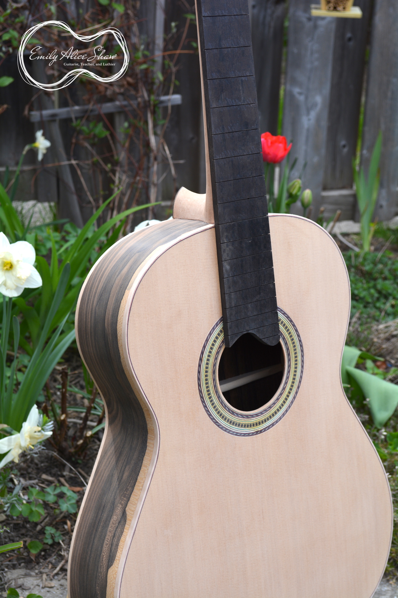 Preparing for finish – Emily Alice Shaw