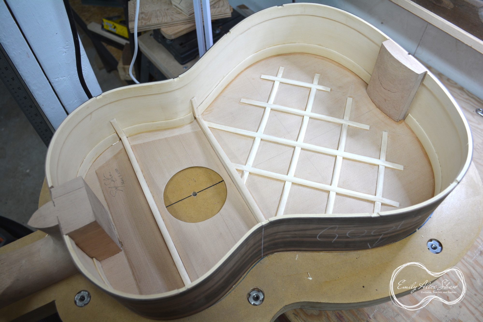 Preparing for finish – Emily Alice Shaw