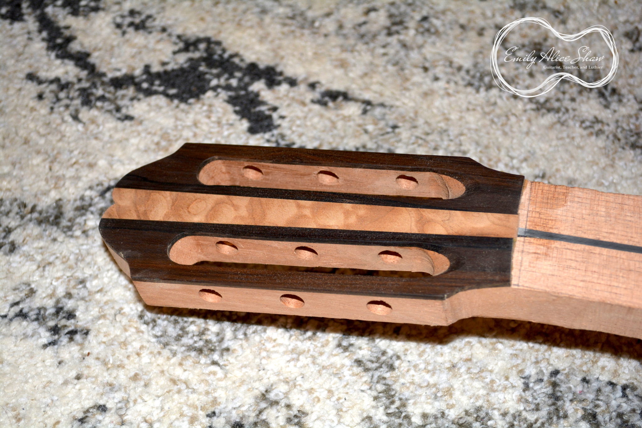 Preparing for finish – Emily Alice Shaw